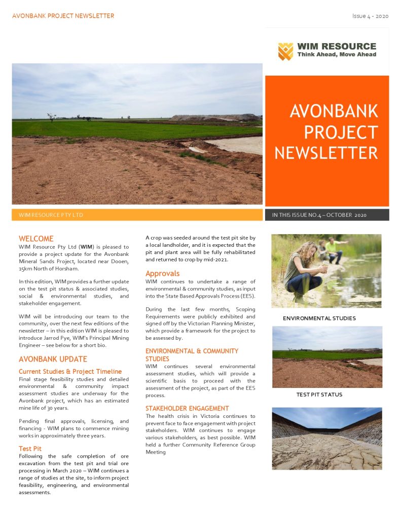 Newsletters - WIM Resource